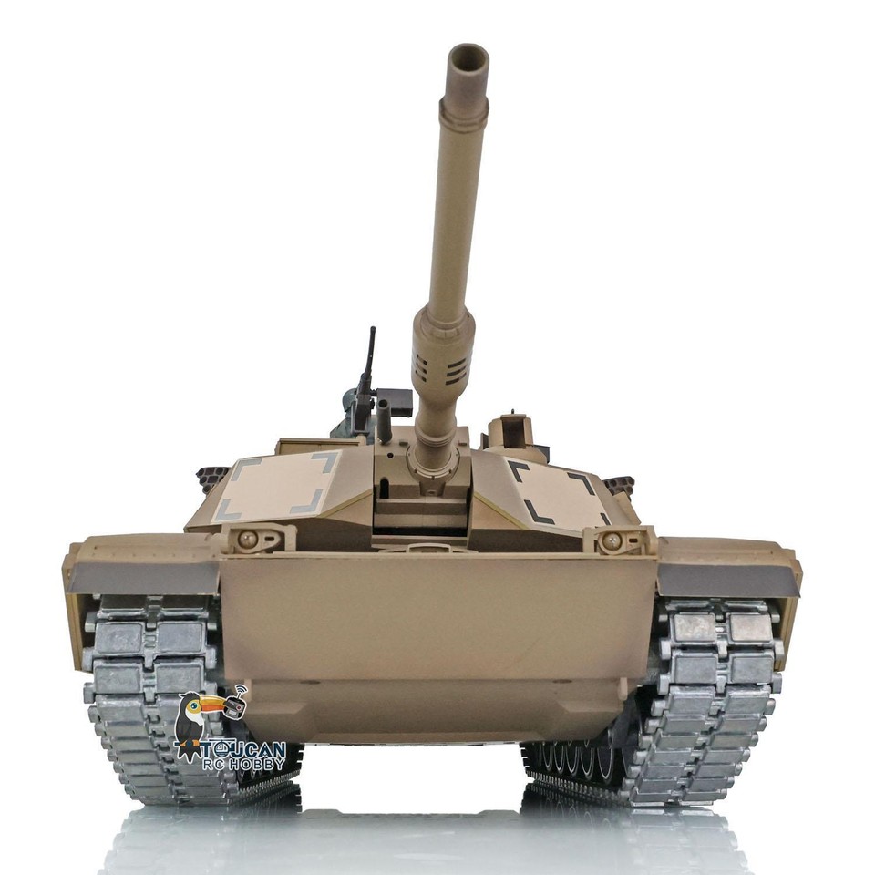 Customized Henglong 1/16 7.0 Abrams IR BB RTR RC Tank 3918 360°Barrel ...