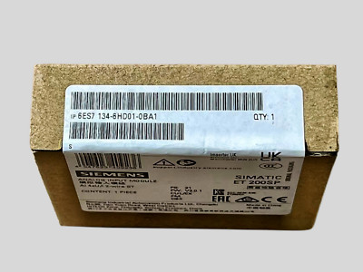 New Siemens 6ES7134-6HD01-0BA1 6ES71346HD010BA1 ET 200SP ANALOG INPUT ...