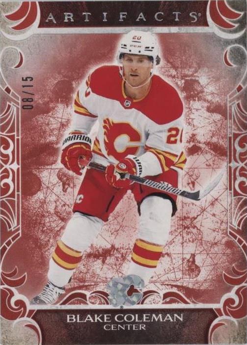 2024-25 Upper Deck Artifacts - Jungle Spectrum #30 Blake Coleman /15 ...