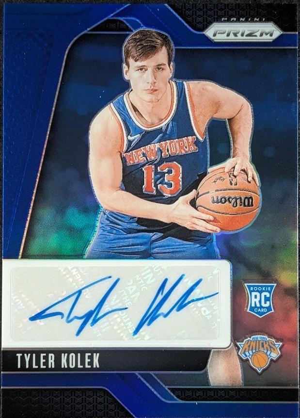 2024-25 Panini Prizm - Rookie Signatures Tyler Kolek #RSI-TKK Blue ...