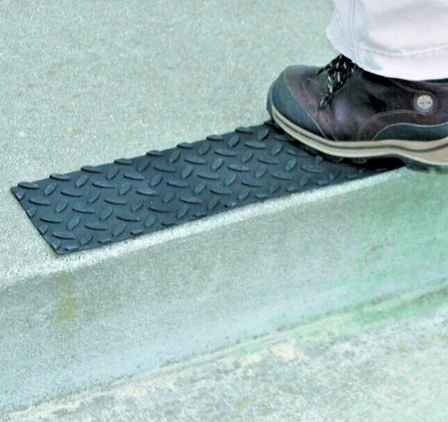 Self-Adhesive Rubber Safety Mat with Tread Surface | eBay