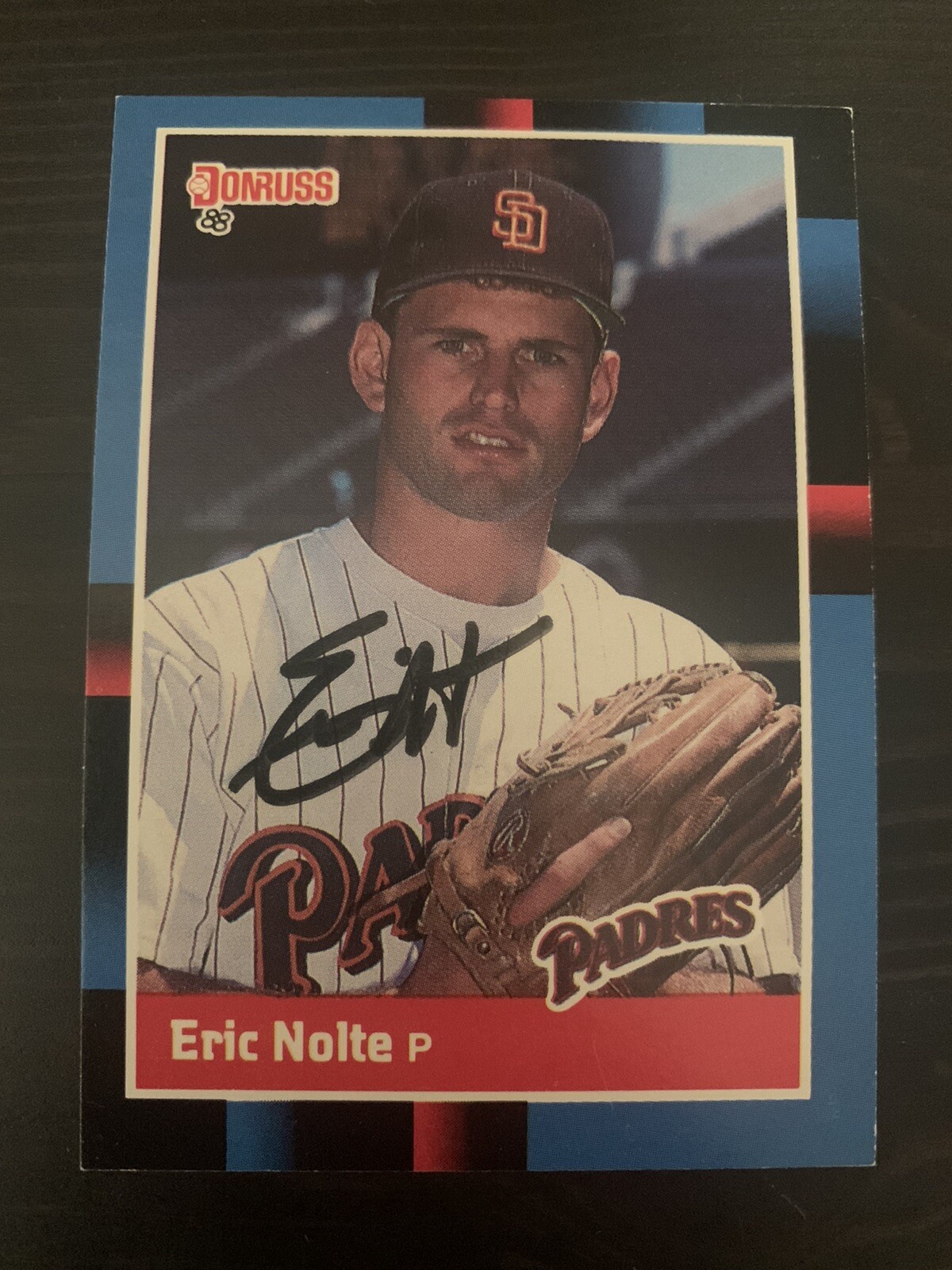 1988 Donruss #534 Eric Nolte San Diego Padres Signed Card Autographed ...