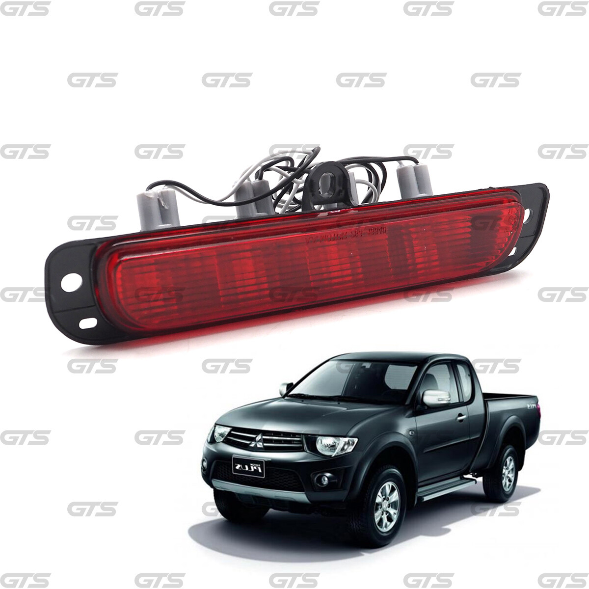 Third Brake Lamp Tailgate Light Red Len For Mitsubishi Triton L200 2006 ...