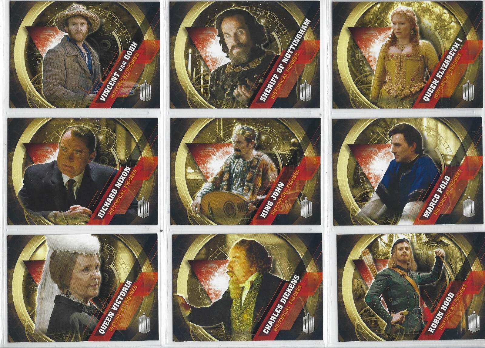 Doctor Who TIMELESS trading card set + 5 insert sets (155 total cards ...