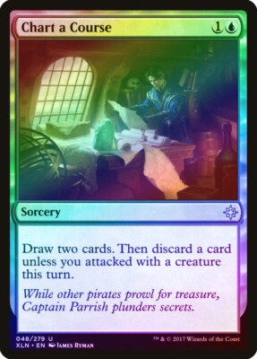 Chart a Course FOIL Ixalan PLD Blue Uncommon MAGIC GATHERING CARD ...