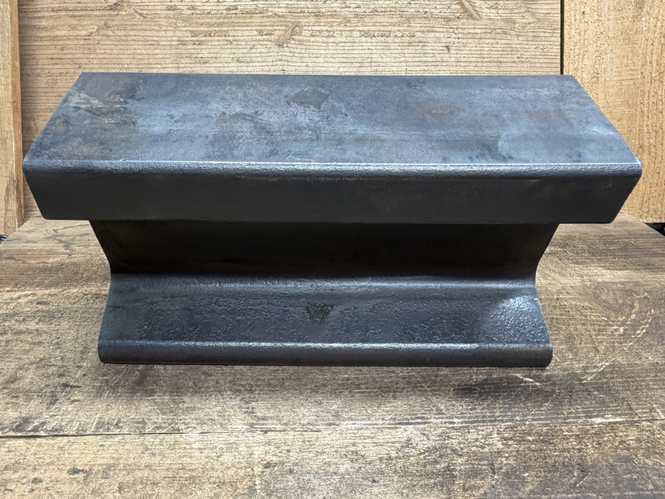 12 1/4 ” Railroad Rail Train track Anvil Blacksmith 57 Lbs Heavy Duty 4 ...