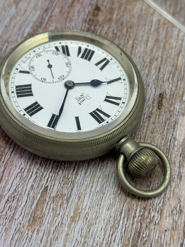 Antique Limit No2 GWR Railway Pocket Watch ( Great Western ) Mens 55mm ...