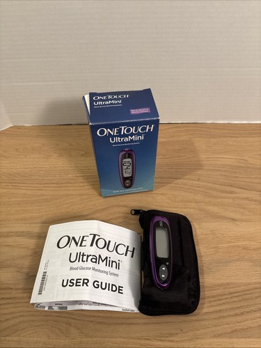 OneTouch UltraMini Blood Glucose Meter Glucometer Purple Monitor Only ...