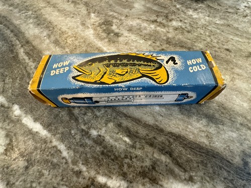 Vintage Bornemann Depth-O-Plug Fishing Thermometer Depth Finder | eBay