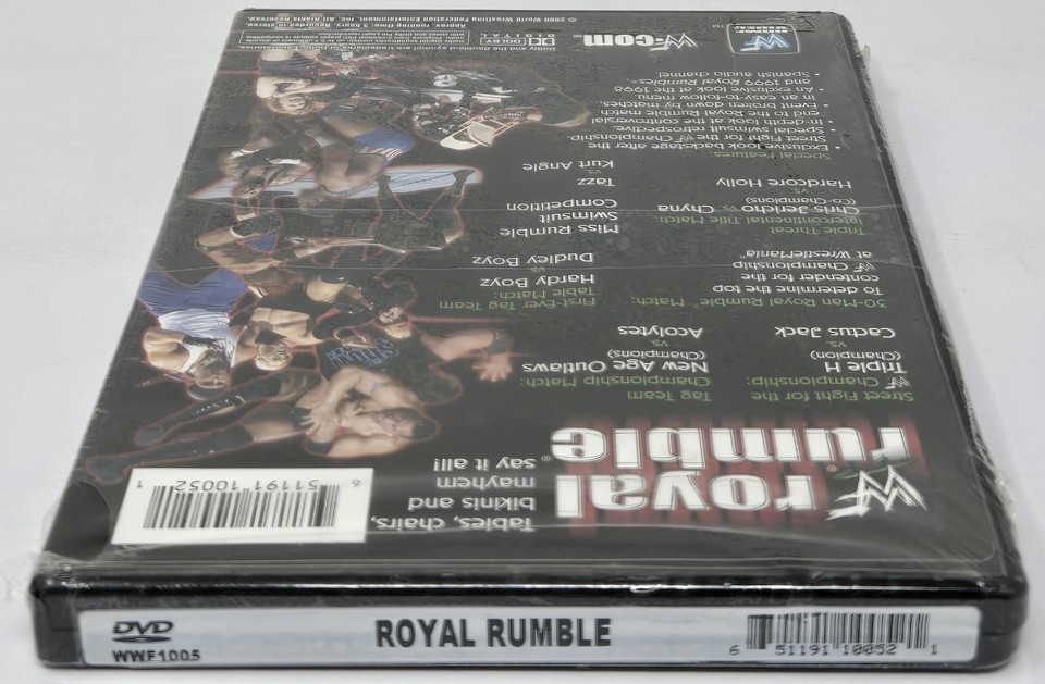 WWE WWF "Royal Rumble" 2000 DVD BRAND NEW SEALED | eBay