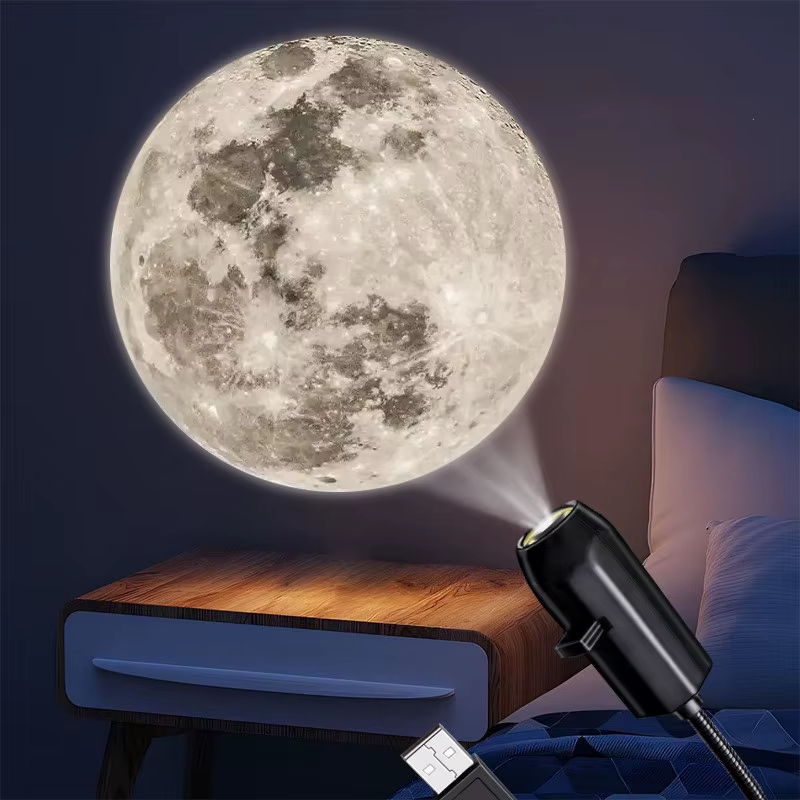 Halloween Ghost Skull Christmas Projector Night Light Switchable ...