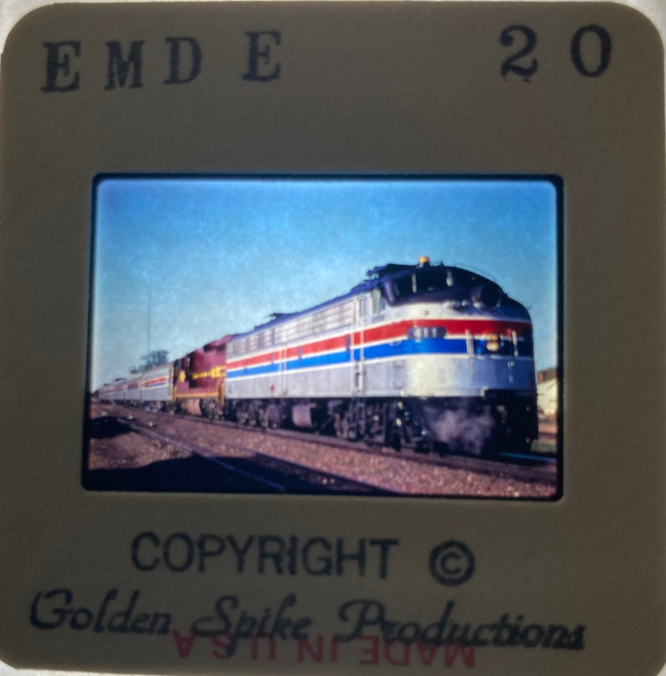 IRK4063:Railroad Train Slide - Amtrak Locomotive #411 | eBay