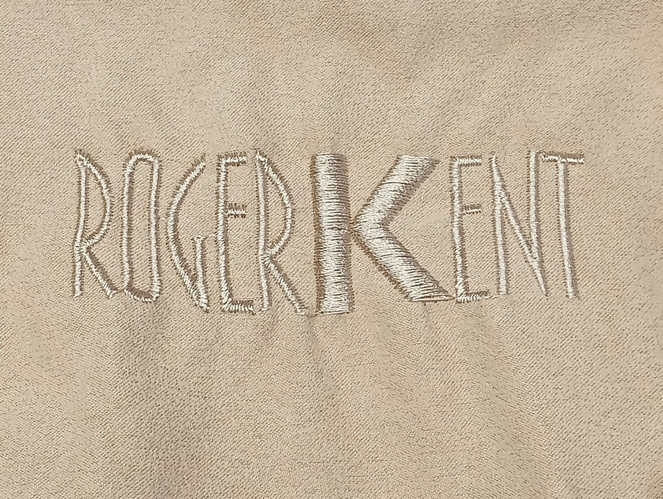 ROGER KENT Gilet Homme Beige Tricoté Vintage (UNI) | eBay