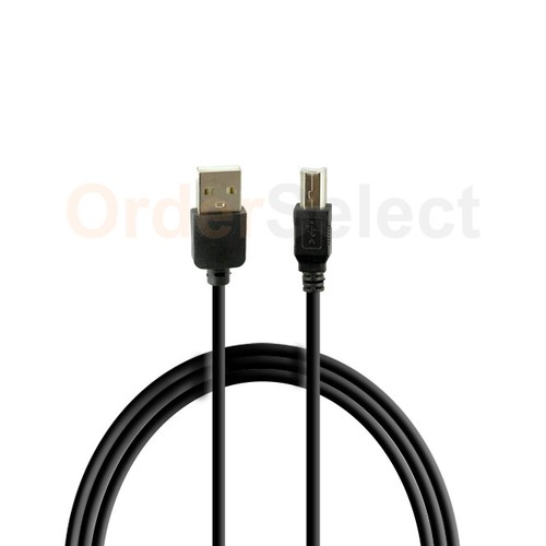 HIGH QUALITY 10 FT USB 2.0 A TO B BLACK CABLE STANDARD USB PRINTER ...