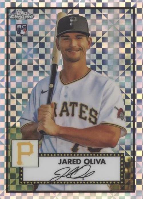 2021 Topps Chrome Platinum Anniversary - Jared Oliva #79 X-Fractor (RC ...