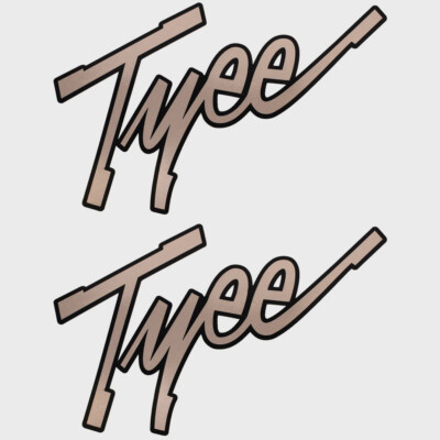 Lund Boat Brand Decals 573695 | Tyee Champagne Stickers (Pair) | eBay