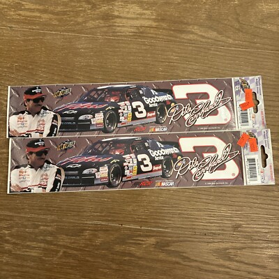 Lot Of 2 DALE EARNHARDT #3 Goodwrench Nascar Fan Fueler Bumper Sticker ...