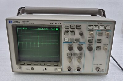 HP 54600B Oscilloscope 100MHz W/ 54652B RS-232 Parallel Interface ...