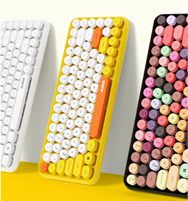 Wireless Bluetooth Keyboard 84 Keys Lightweight Typewriter Design For ...