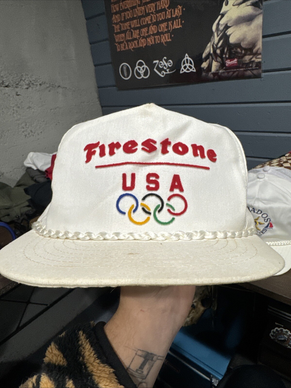 Vintage “Firestone USA” Hat! Olympics! 1980’s! One Si… - Gem