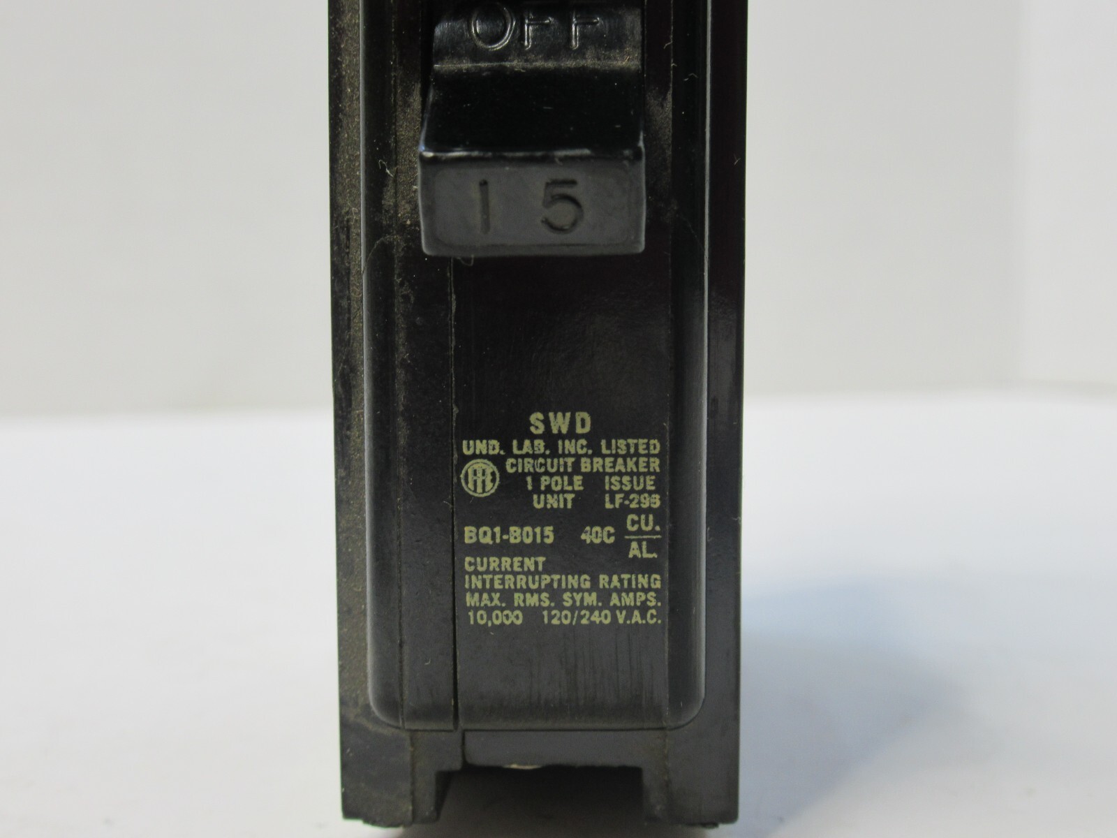 (NEW - Box 4) ITE GOULD EQ-B BQ1-B015 15A 15 Amp 1 Pole Bolted Circuit ...