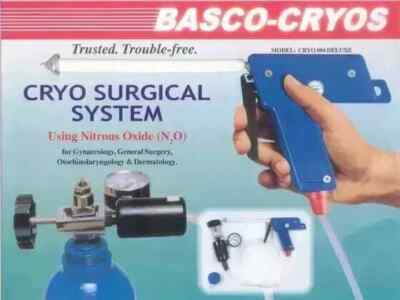 Cryogun Cryo Surgical Gun Otorhinolaryngology Gynecology With 5 Probe ...