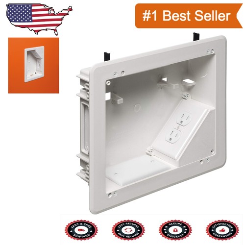 Versatile TV Box Kit with Flange - 2-Gang for Home Theater ...