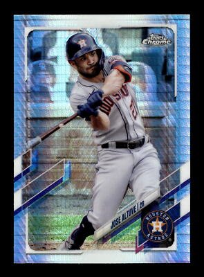 2021 Topps Chrome #169 Jose Altuve Prism Refractor SP Parallel Houston ...