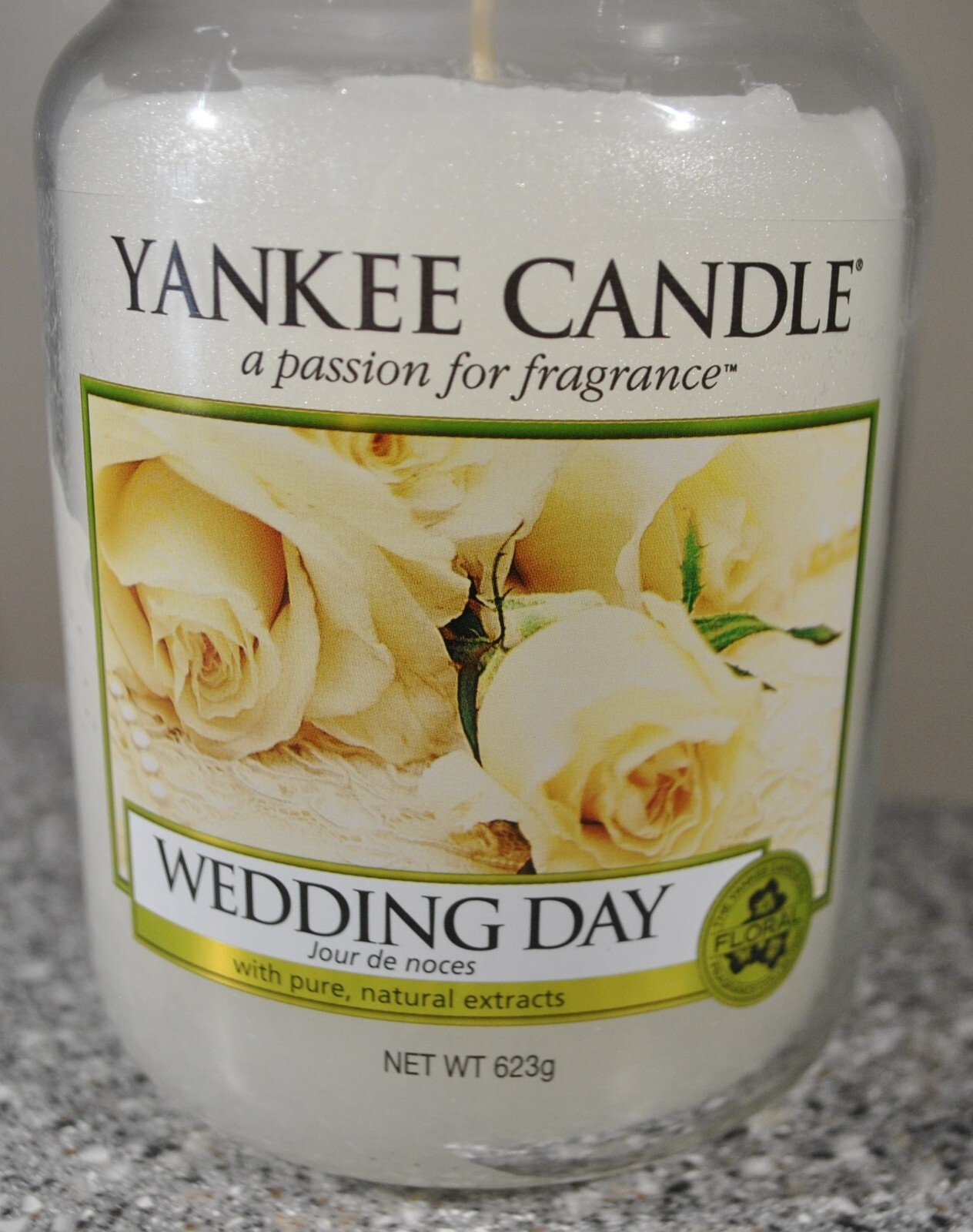 Wedding Day Yankee Candle, 22 oz Large Glass Jar, HTF, New | eBay