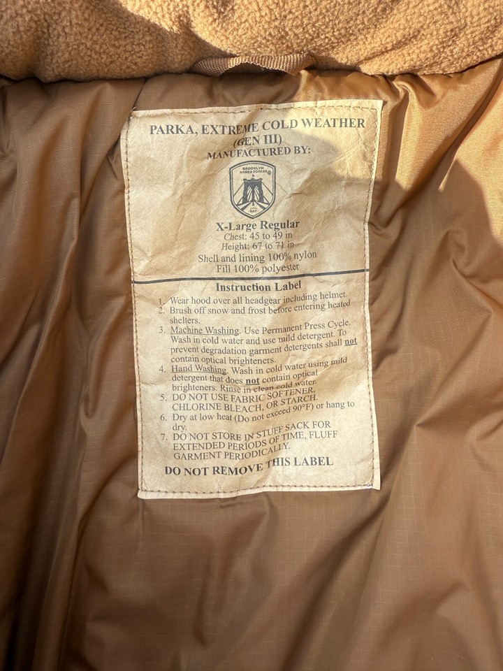OCP Scorpion Sub-Zero Jacket Level 7 Parka US Army BAF ALL SIZES | eBay