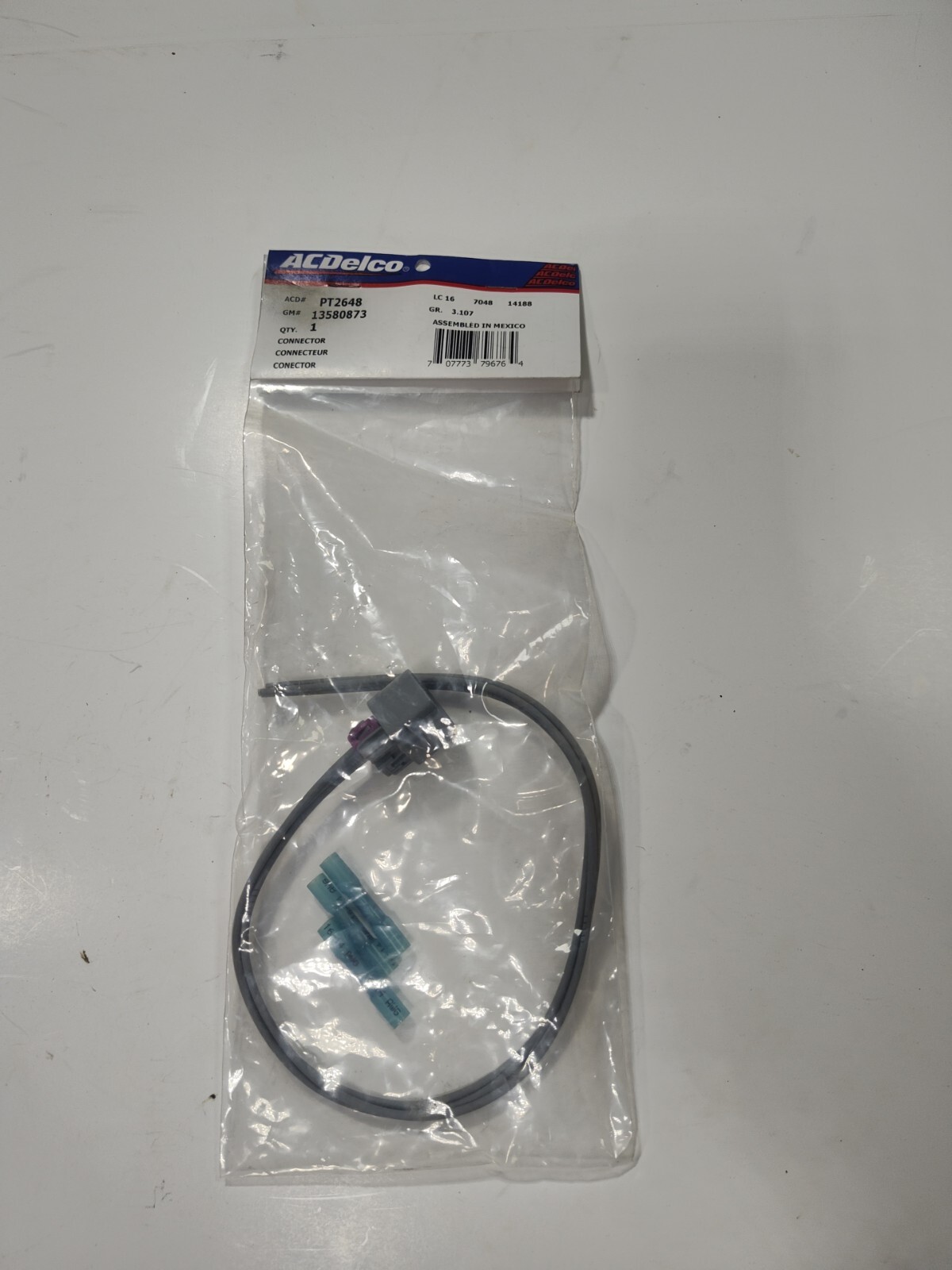 Fuel Tank Harness Connector ACDelco GM Original Equipment 13580873 for ...