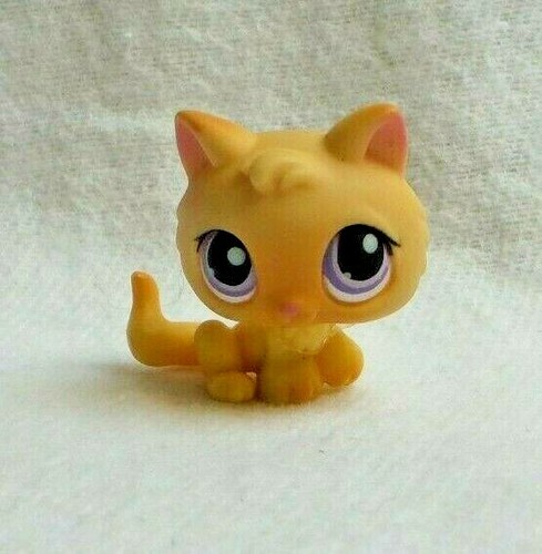 LITTLEST PETSHOP LPS #248 HASBRO CHAT CHATON CAT KITTY CARAMEL YEUX ...