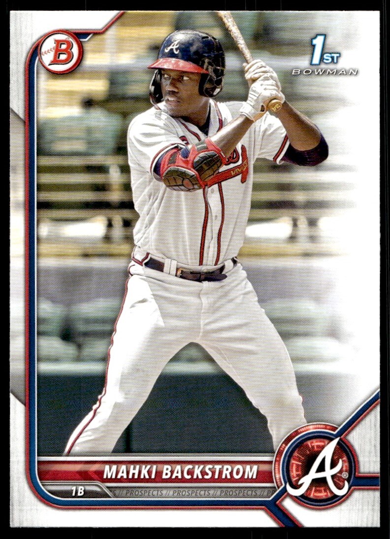 2022 Bowman Prospects Mahki Backstrom G552 Atlanta Braves #BP-121 | eBay