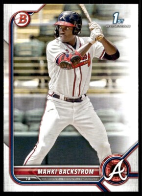 2022 Bowman Prospects Mahki Backstrom G552 Atlanta Braves #BP-121 | eBay