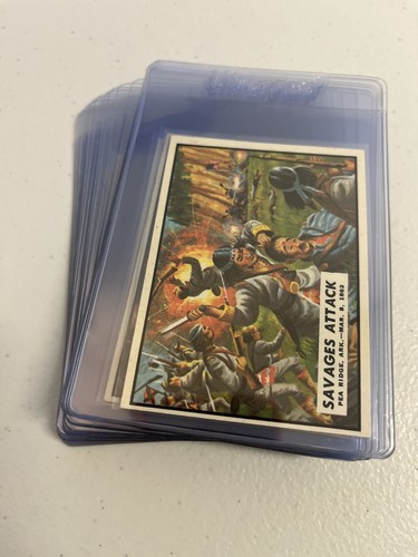 1962 Civil War News Vintage Trading Card Complete 88 Card Set Topps VG ...