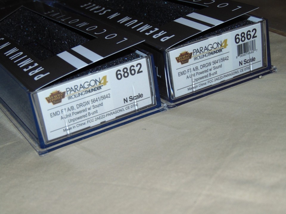 BROADWAY LIMITED N 6862 RIO GRANDE F7A + F7B DIESEL WITH DCC & SOUND ...