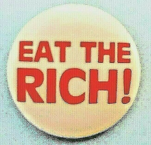 EAT THE RICH! 1972 anti-Republican, anti-Democratic YIPPIE Convention ...