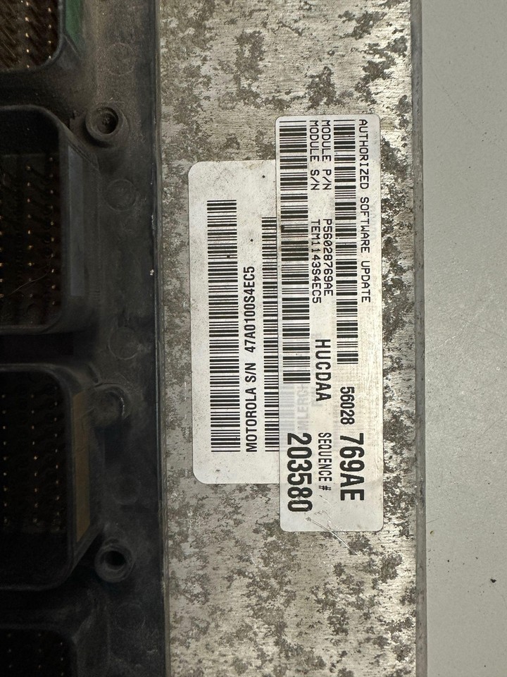 03 DODGE RAM 1500 SERIES Brain Box ECM (rh Rear Engine Compartment) 5 ...