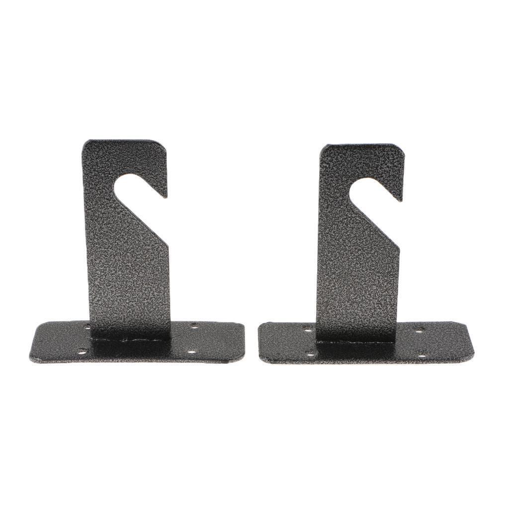 2Pcs Single Roller Wall Ceiling Mount Background Frame Support Brackets ...