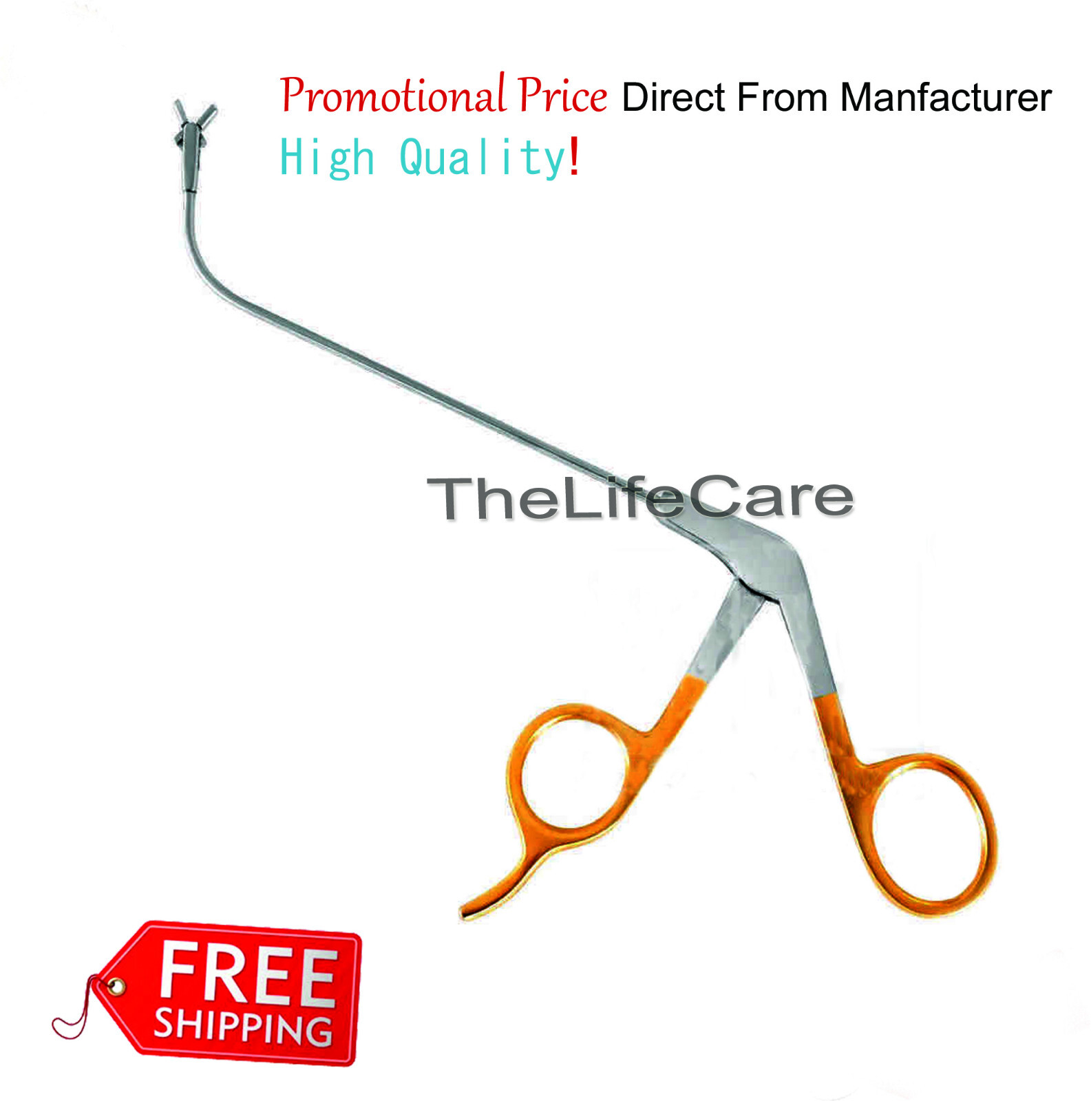 Giraffe Frontal Sinus Forceps 45 Degree Vertical 3.5mm Jaws ENT Fess ...