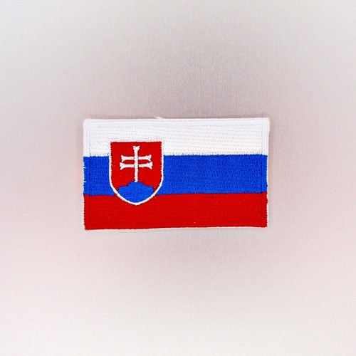 Slovakia Flag Patch — Iron On Badge Embroidered Motif — Slovakian World Europe | eBay