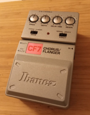 Ibanez CF7 Chorus Flanger Guitar Effect Pedal in good condition ...