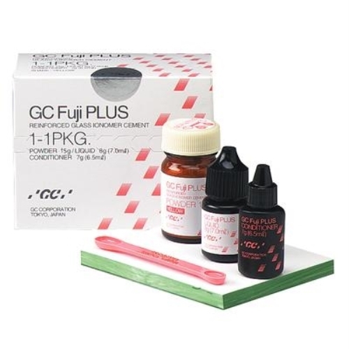 GC FUJI PLUS CEMENT 1-1-1 PACKAGE POWDER LIQUID & CONDITIONER | eBay