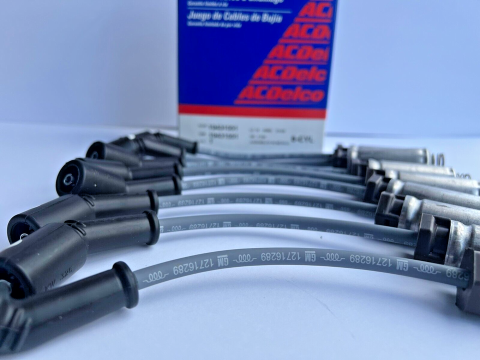 758EE AC Delco Spark Plug Wires Set of 8 New for Chevy Chevrolet ...