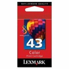 Genuine Lexmark 43 Colour Ink Cartridge For Lexmark X4800, X6570 X9570 ...