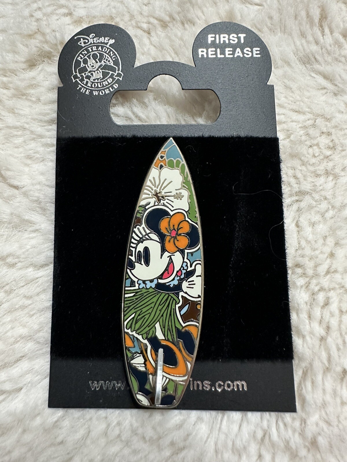Disney Surfboard Minnie Mouse Pin PP 69740 2009 | eBay