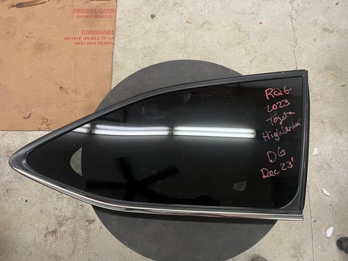 2020-2023 Toyota Highlander Quarter Glass (Passenger Side) | eBay