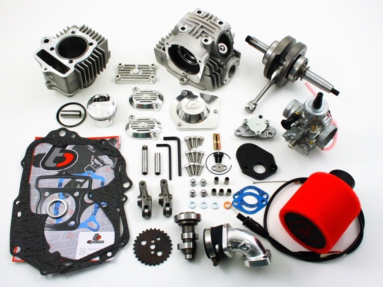 TB 108cc Race Head V2 Kit , 52mm Bore Kit, Mikuni VM26 Carb/Kit ...