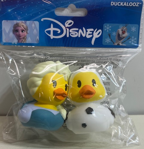 Disney Duckalooz Rubber Duck Frozen Elsa & Olaf | eBay