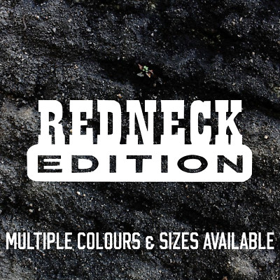 Redneck Edition AgriSpec Exterior Vinyl Decal | eBay UK